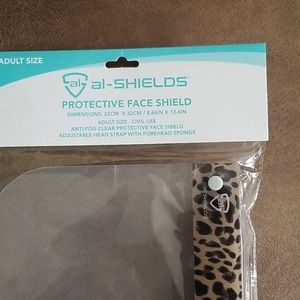 Al Shield | Accessories | Cheetah Print Face Shield | Poshmark